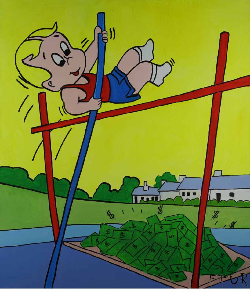 Richie Rich Canvas - "Aiming High" by FFUR – FFUR™