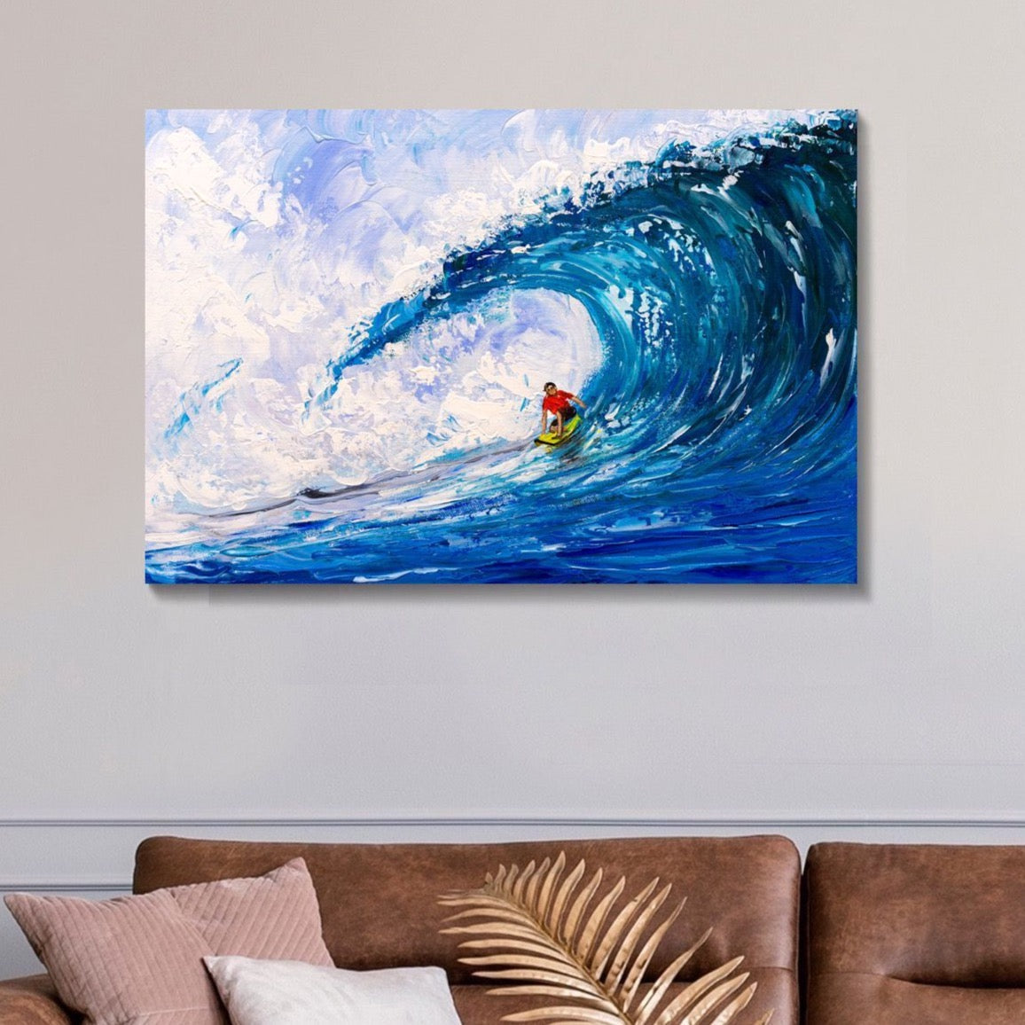 Ride The Wave (Surfer) Canvas – FFUR™